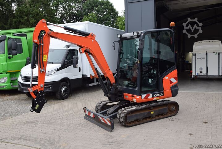 Mini bager
Kubota KX 027-4 inkl. Löffelpaket SW MS03 2,7 Tonnen