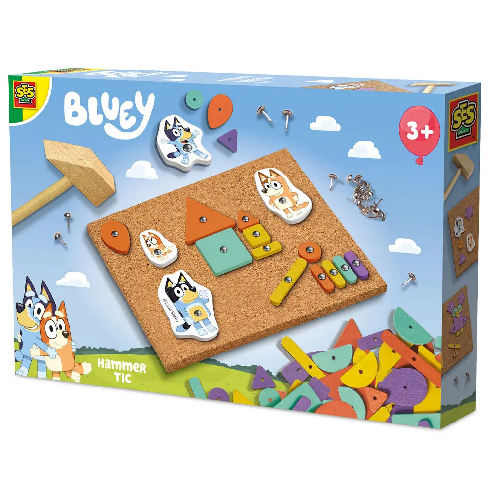 SES Creative Bluey set mali majstor sa drvenim čekićem