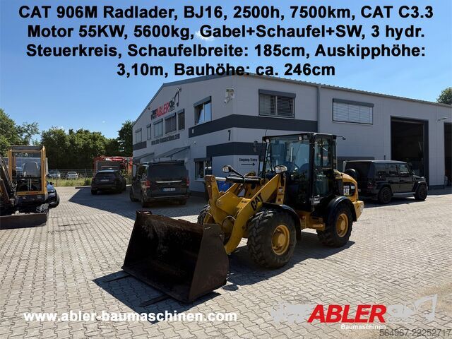 Utovarivač
Caterpillar 906M Radlader 55 kW 5600 kg