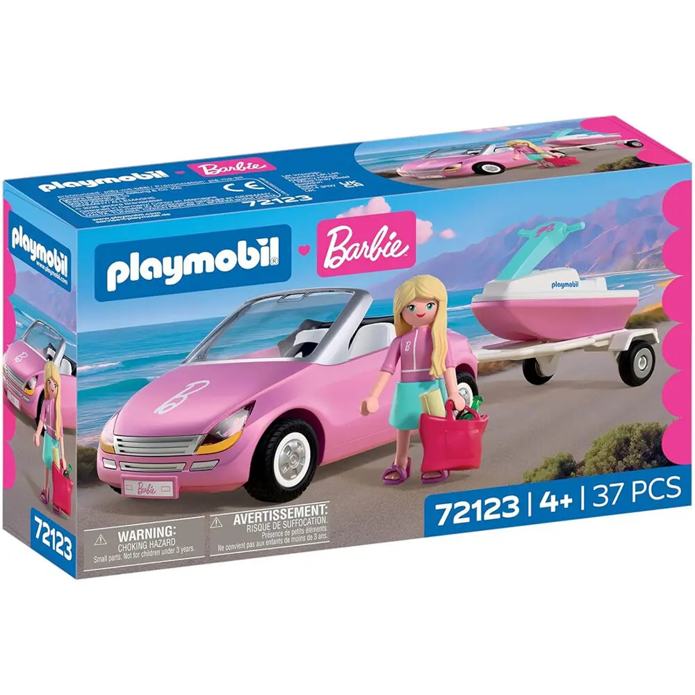 Playmobil Auto sa prikolicom sa skuterom Barbie