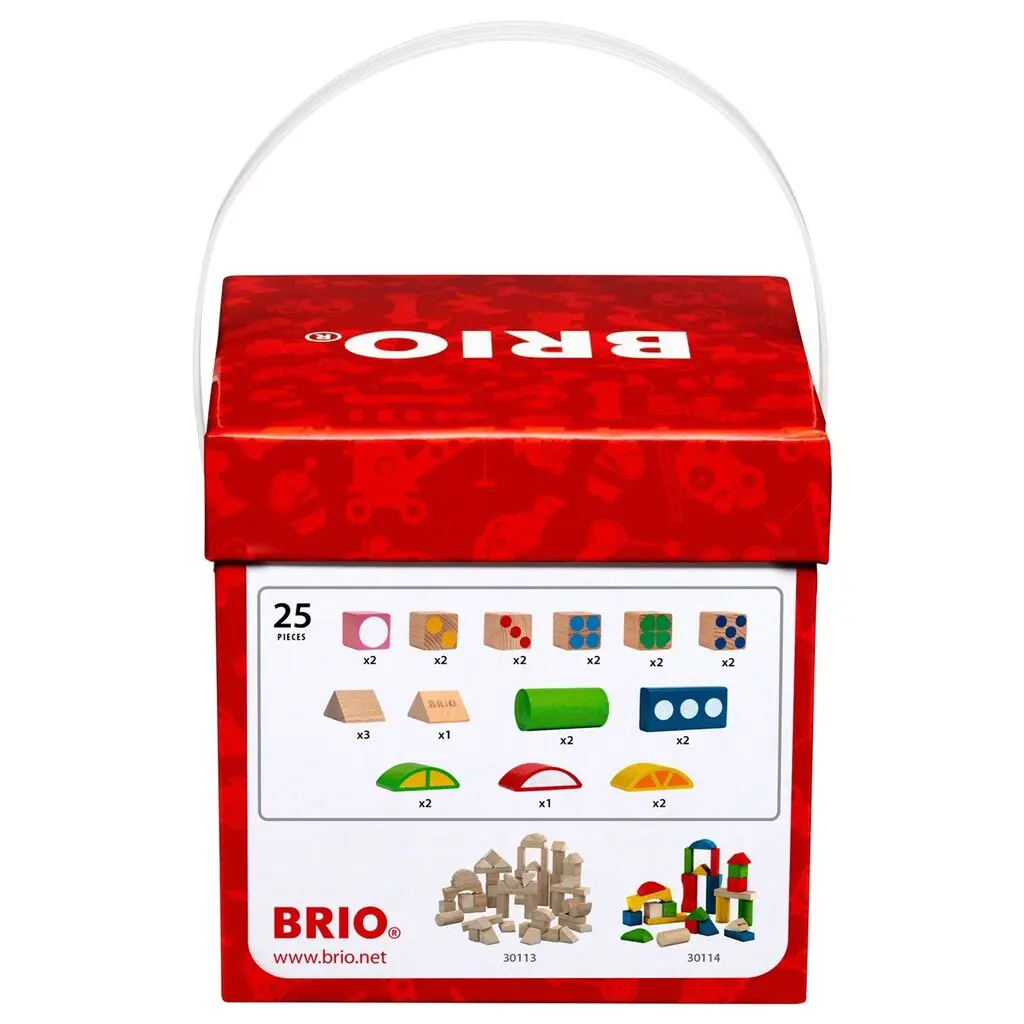 Brio Drvene kocke, 25 komada