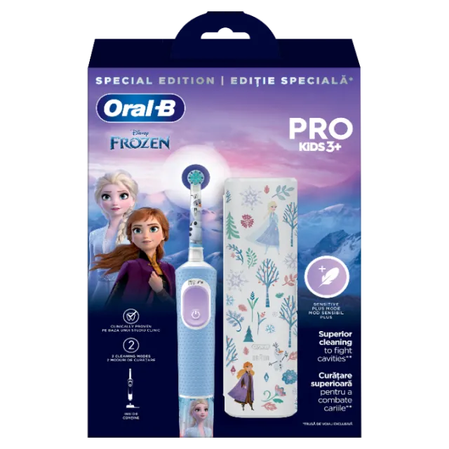 Oral-B električna četkica Kids PRO Frozen + kutija