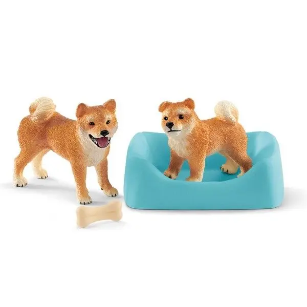 Schleich Pas i štene Shiba Inu
