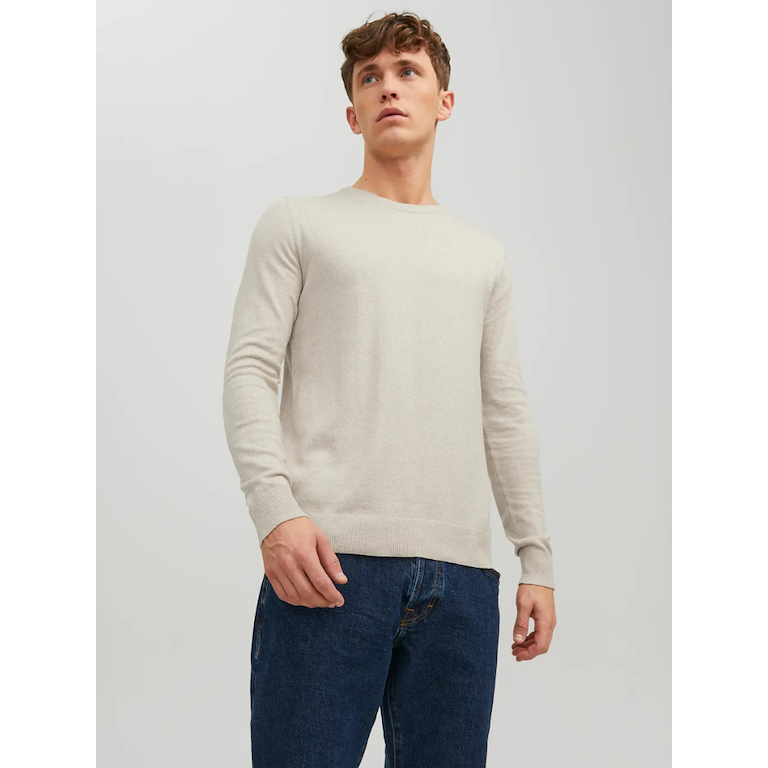 J&J Muški Džemper JJEEMIL KNIT CREW NECK