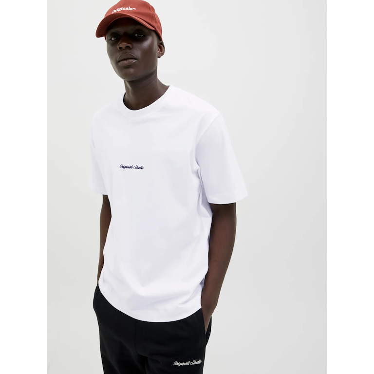 J&J Bela Muška Majica JORNORREBRO EMB TEE SS