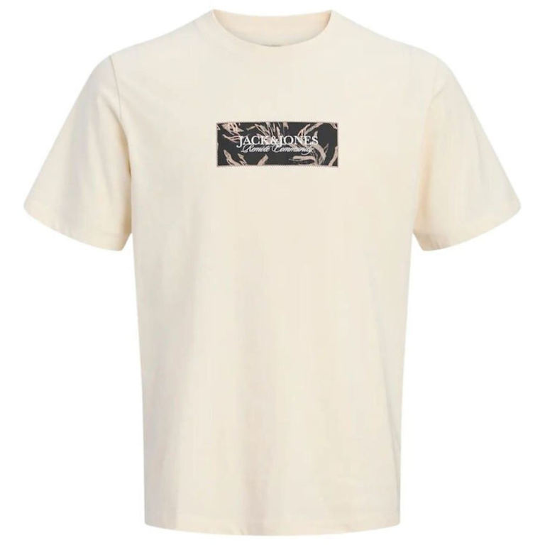 J&J Bež Muška Majica JORMONTAUK FRONT TEE