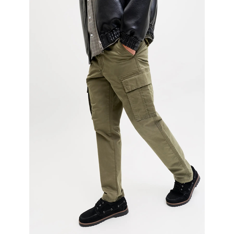 J&J Zelene Muške Pantalone JPSTKANE FRANK CARGO
