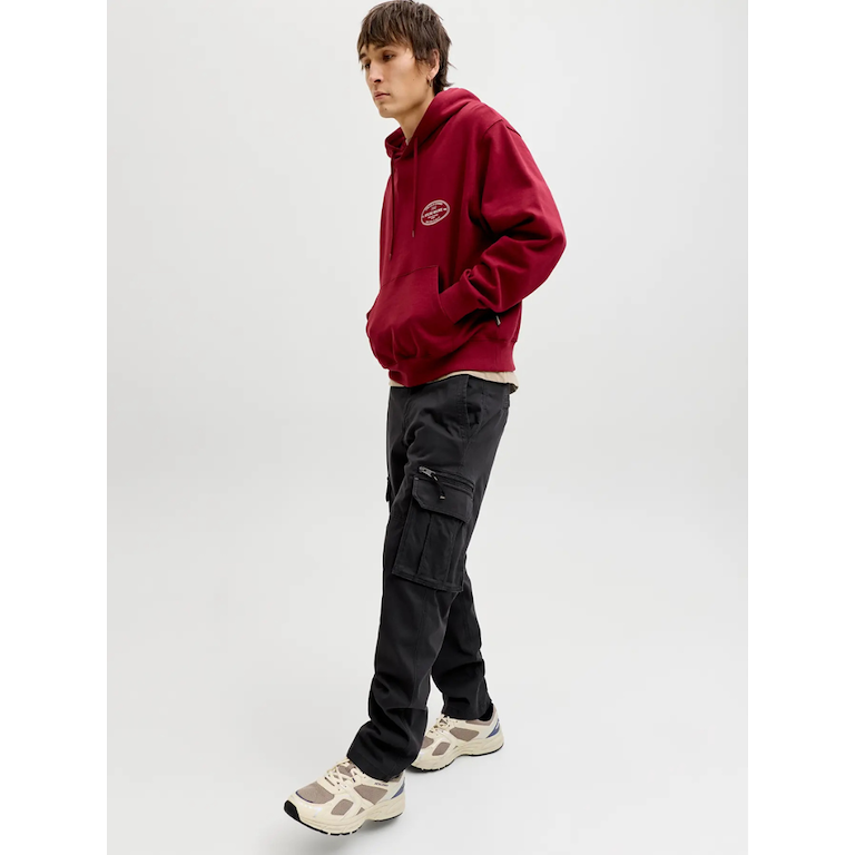 J&J Crne Muške Pantalone JPSTKANE DOVER ZIP CARGO