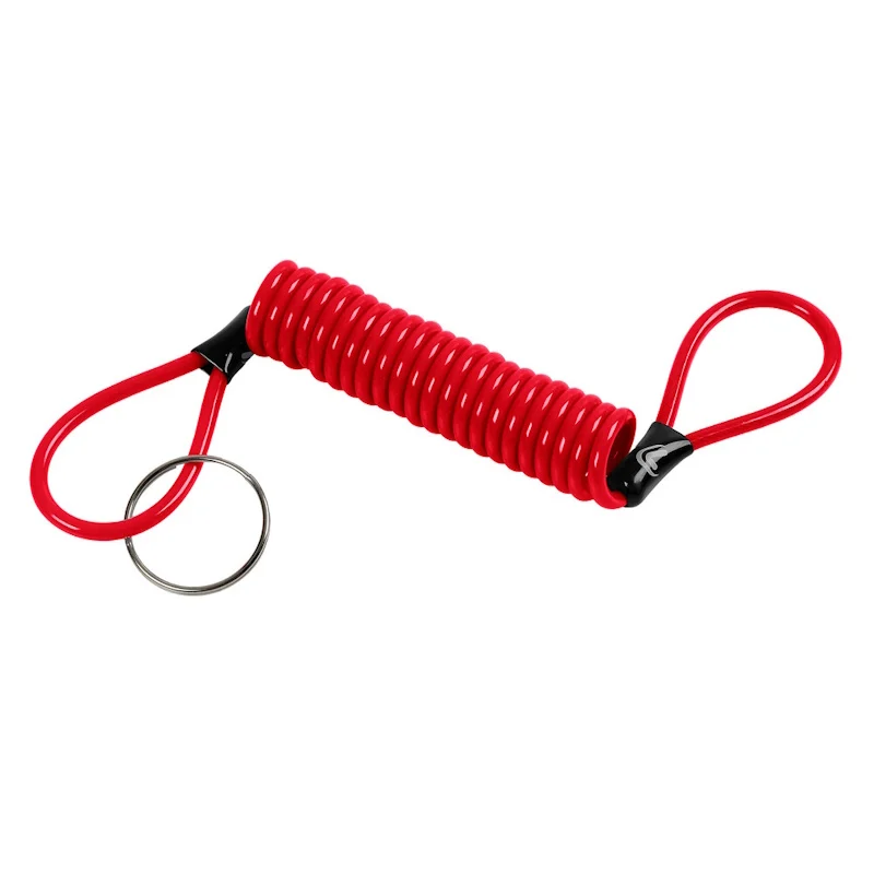 Podsetnik spiralni kabel za zaključavanje motora Crveni – Lampa 90673