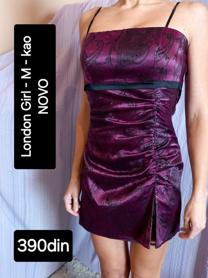 London Girl haljina bretele mini M/38 - kao NOVO
