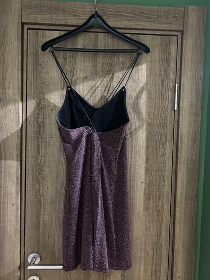 Mini haljina sljokice Bershka