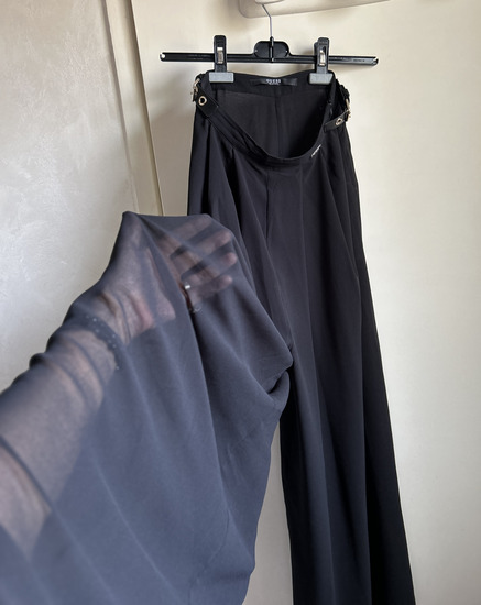 GUESS, široke nogavice, visok struk, sniž.3500