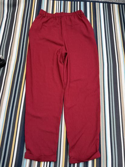Cache Cache letnje bordo lepršave pantalone M