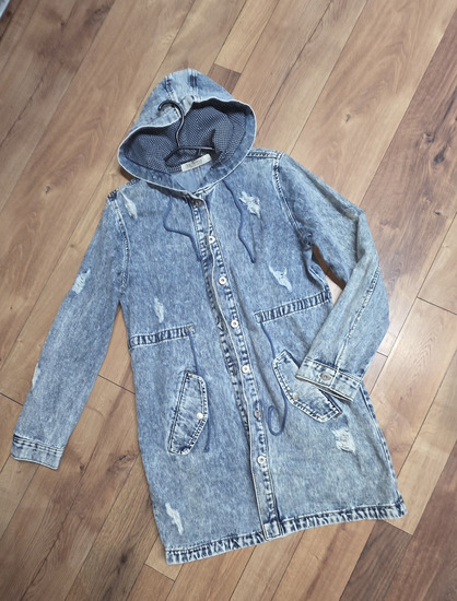 Re Dres duga teksas jakna vel.L novo