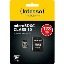 Micro SDXC Intenso 128GB Class10 3413491 + adapter