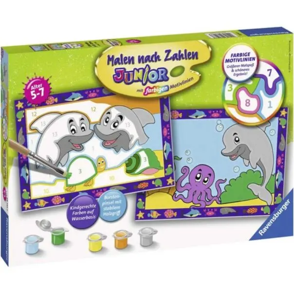 Ravensburger Bojanka za decu Delfini