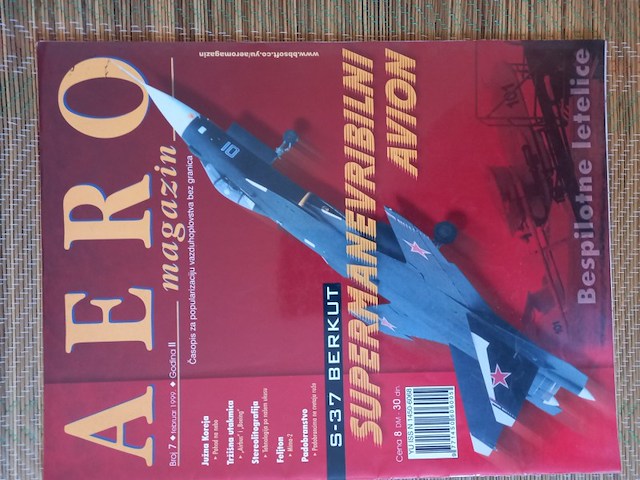 Časopis Aero magazin br. 7
