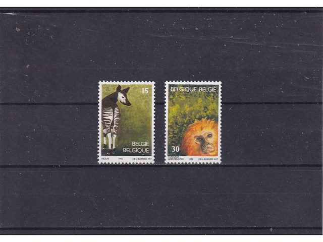 Belgija 1992 Fauna