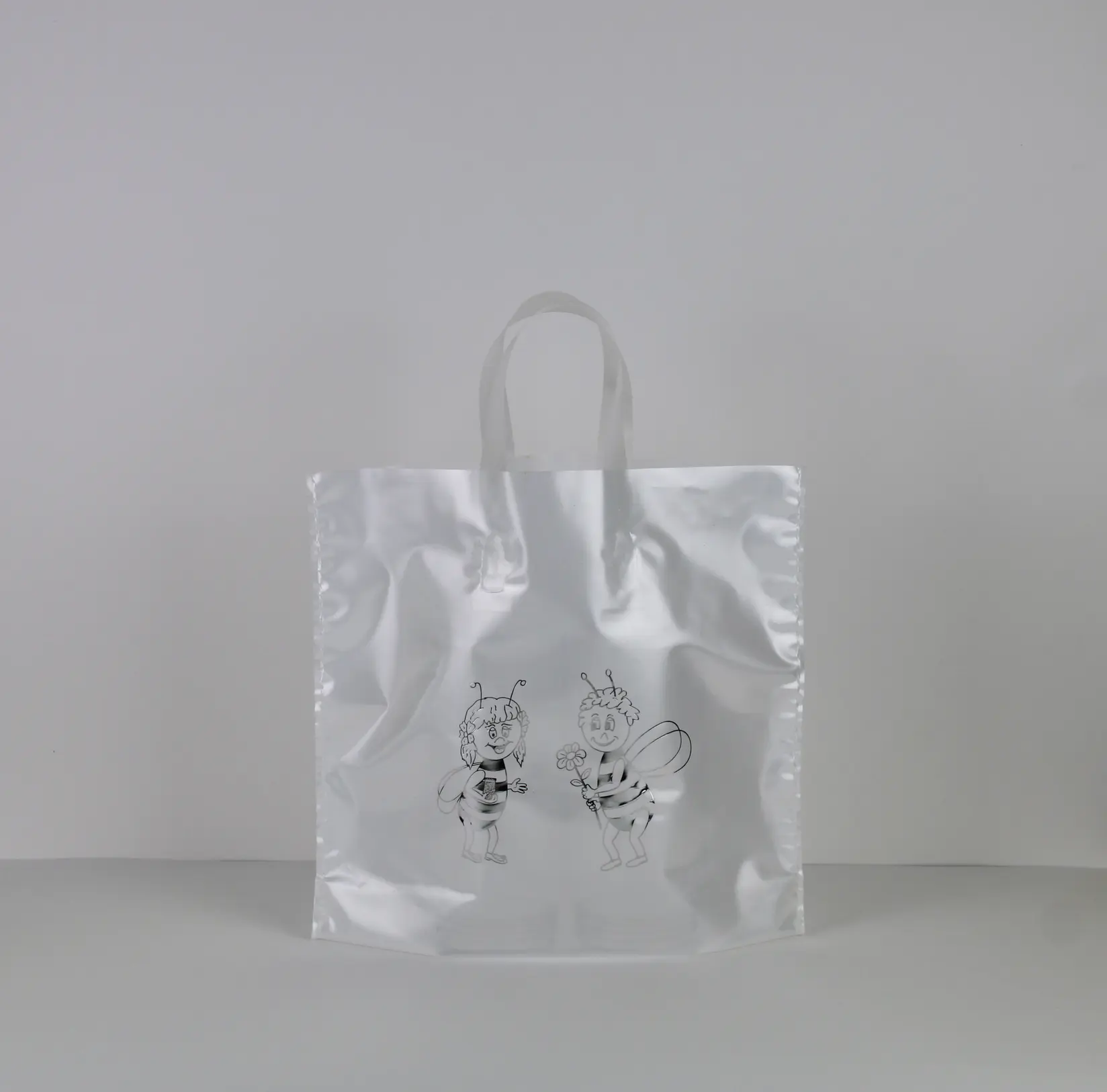 EVIPLAST Ukrasna kesa za tegle Pčela, 2x0.5kg, Srebrno-bela