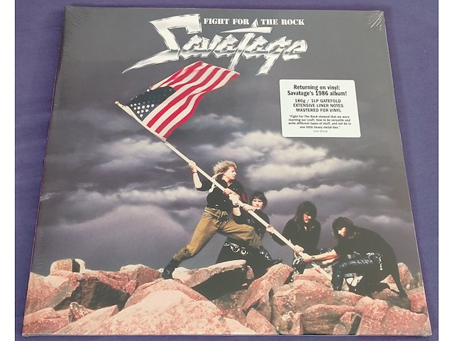 Savatage - Fight For The Rock (LP, EU) NOVO