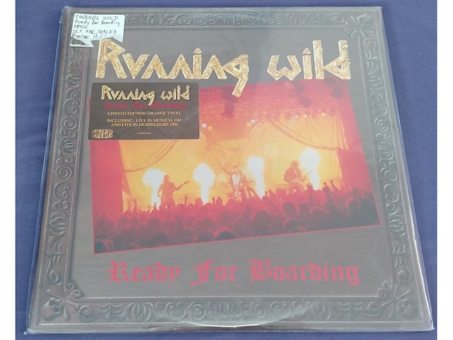 Running Wild - Ready For Boarding (2xLP, Germany) NOVO