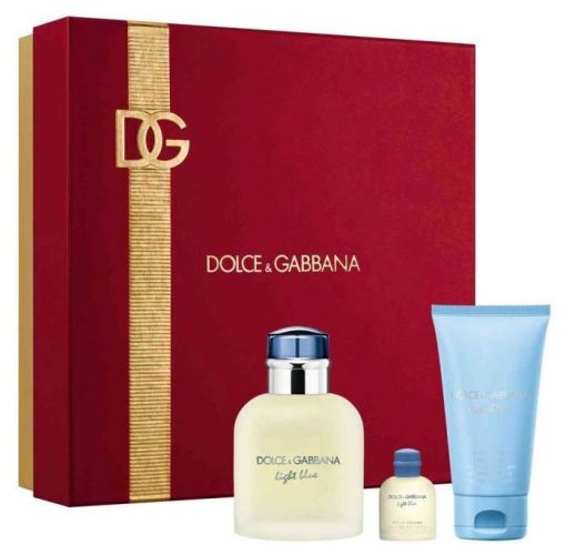 D.G. SET LIGHT BLUE M EDT 75ML + 50ML SG + EDT 4,5ML