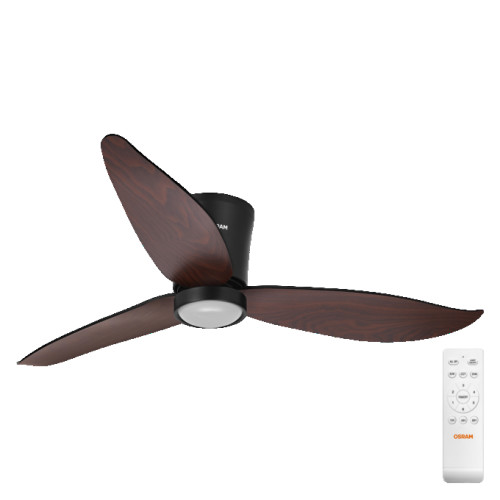 PLAFONSKI VENTILATOR SVETILJKA FOHN 41W 220V 1820LM 3000-6500K 1168MMCRNA/DRVO LEDVANCE
