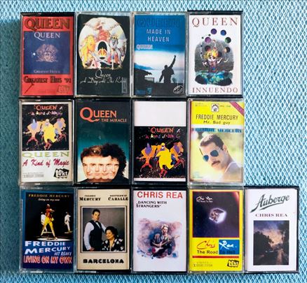 Queen/Freddie Mercury/Chris Rea-kaseta