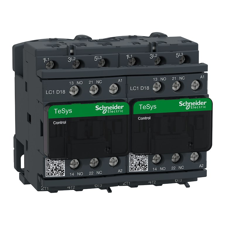 LC2D18F7 KONTAKTOR REV 18A 3P 1NO+1NC 110V 50/60H