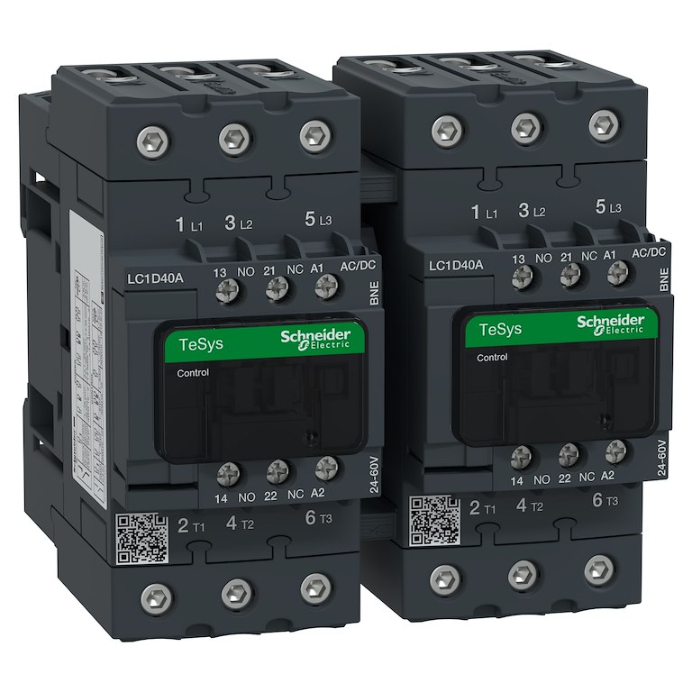 LC2D40ABNE KONTAKTOR TeSys_D 3P R. 40A 24-60VAC/DC