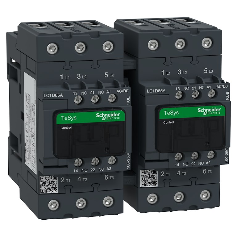 LC2D65AKUE KONTAKTOR TeSys_D 3P R. 65A 100-250VACDC
