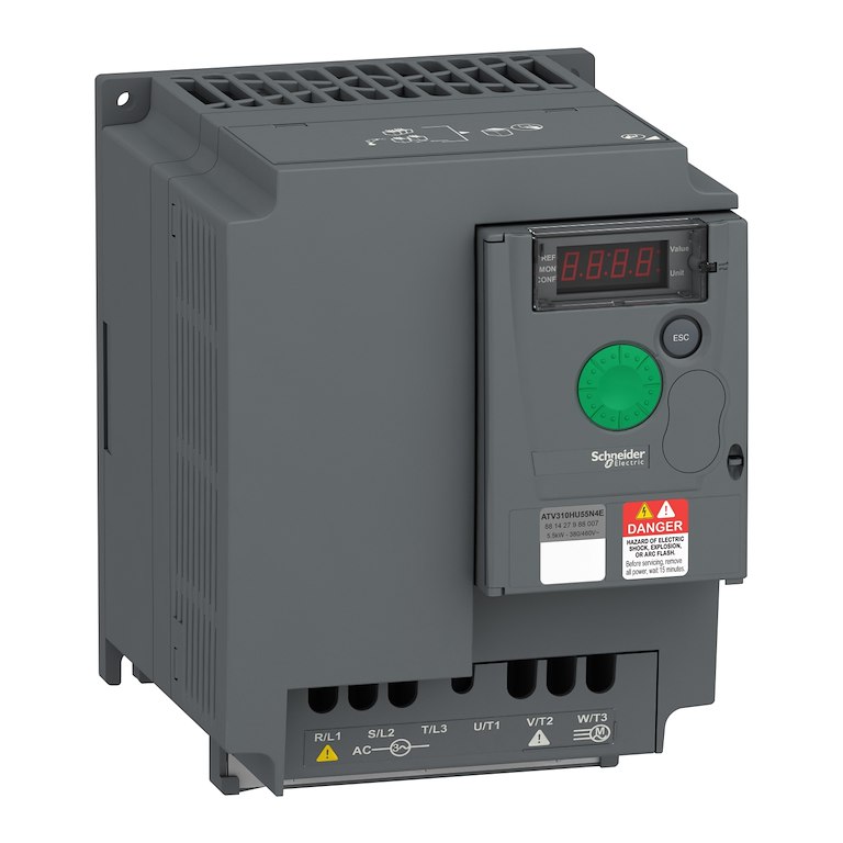 ATV310HU55N4E Frekventni regulator ATV310, 5.5 kW, 7.5 hp, 380...460 V, 3 phase