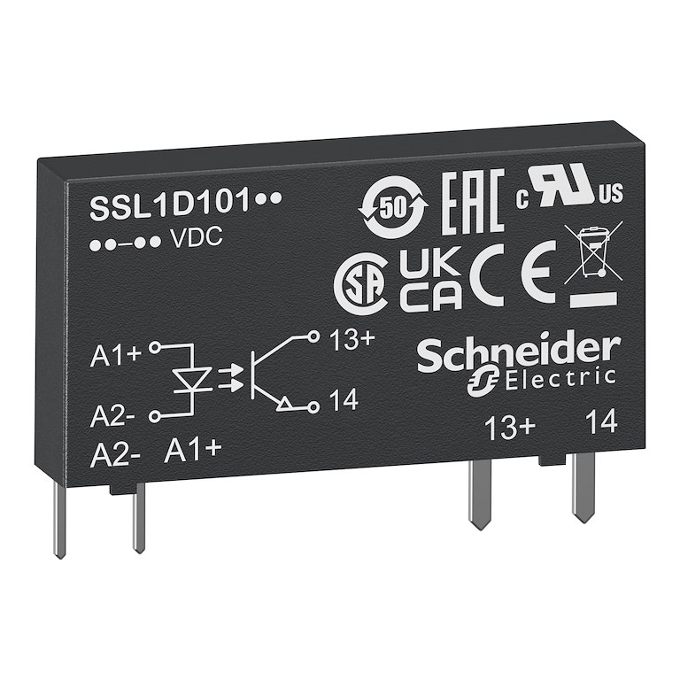 SSL1D101BD 2P SS RELEJ 48VDC 100MA 24