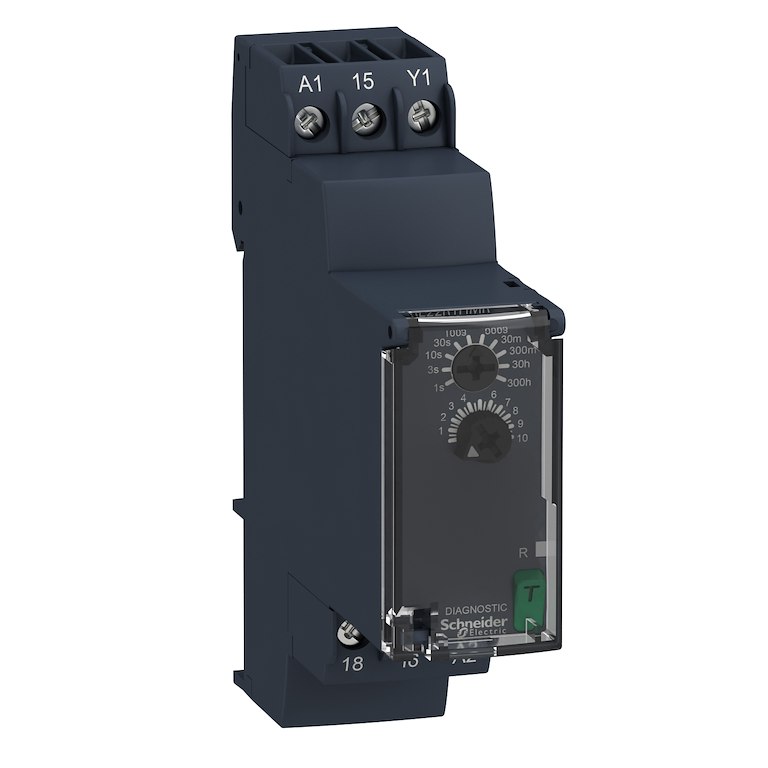 RE22R1HMR vremenski relej - interval - 0.05s…300h - 24…240V AC/DC - 1C/O