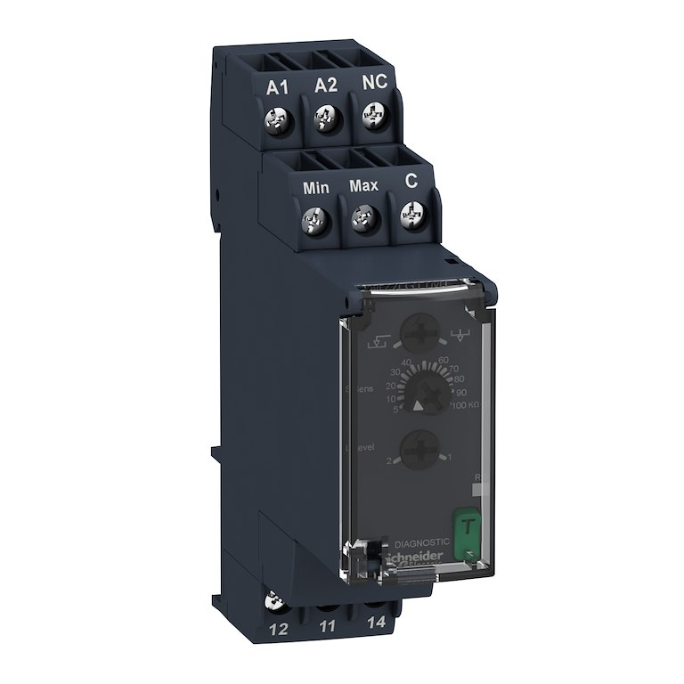 RM22LG11MT Relej kontrole nivoa RM22-L - 380..415 V AC - 1 C/O