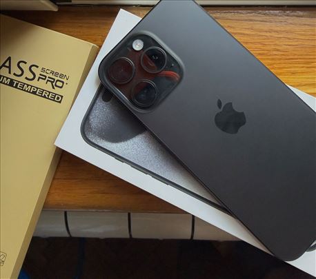iPhone 15 Pro Max 256gb eSIM + stakla + maske