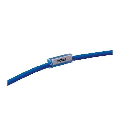 NUT15FL Ravna oznaka za provodnike 4x15 mm bela Cabur