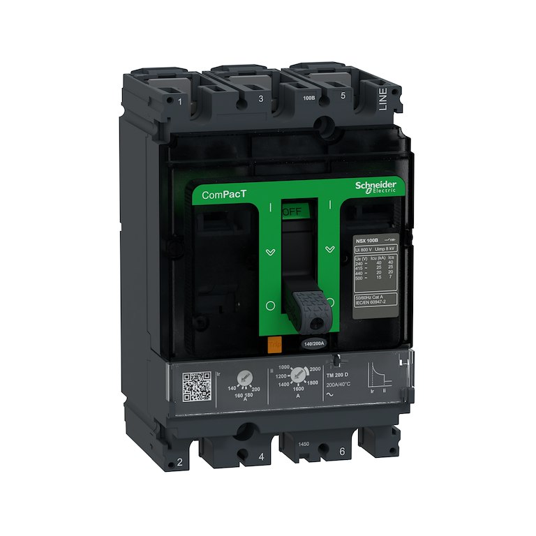 C10B3TM050 PREKIDAČ NSX100B 25kA AC 3P3D 50A TMD