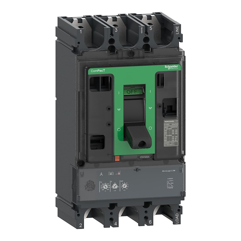 C40H32M320 PREKIDAČ NSX400H 70kA AC 3P3D 320A MicroLogic 2.3M (LS I motorna zaštita)