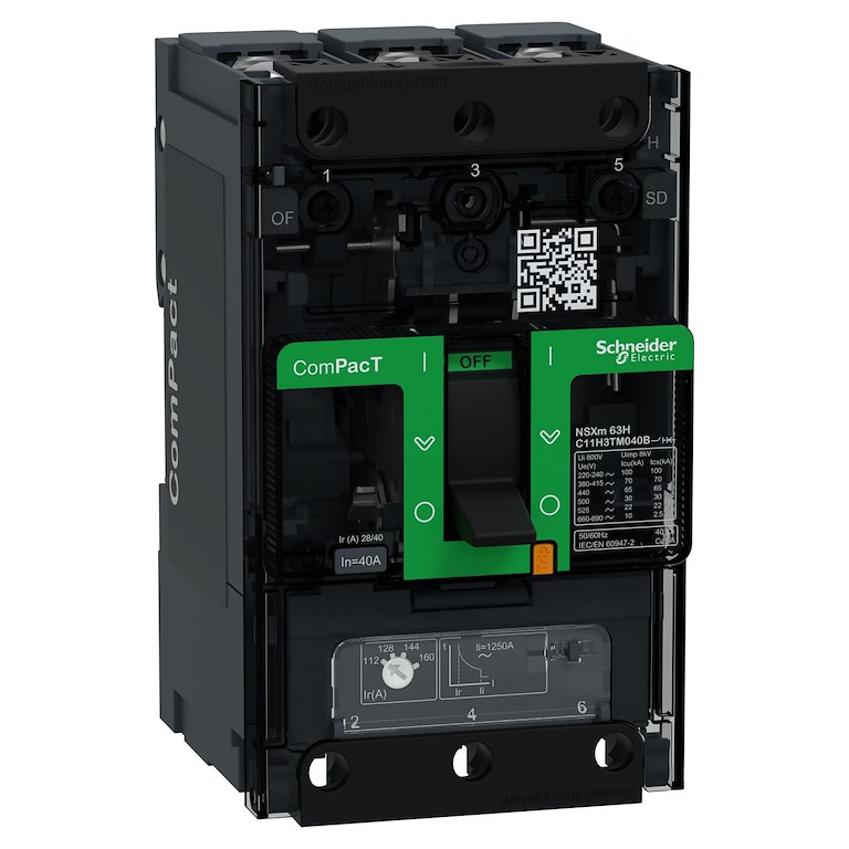 C11H3TM040B PREKIDAČ NSXm100H 70kA 3P 40A TMD