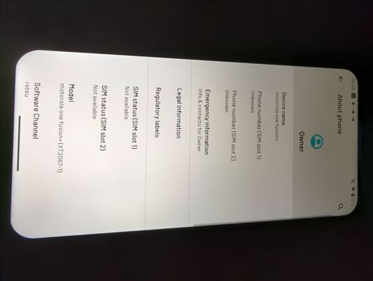 Motorola one fusion+ 6/128