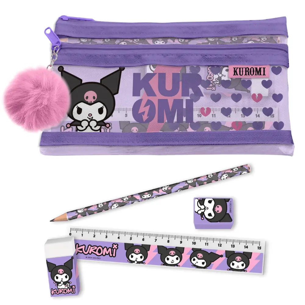 Sanrio Set za pisanje sa pernicom Kuromi