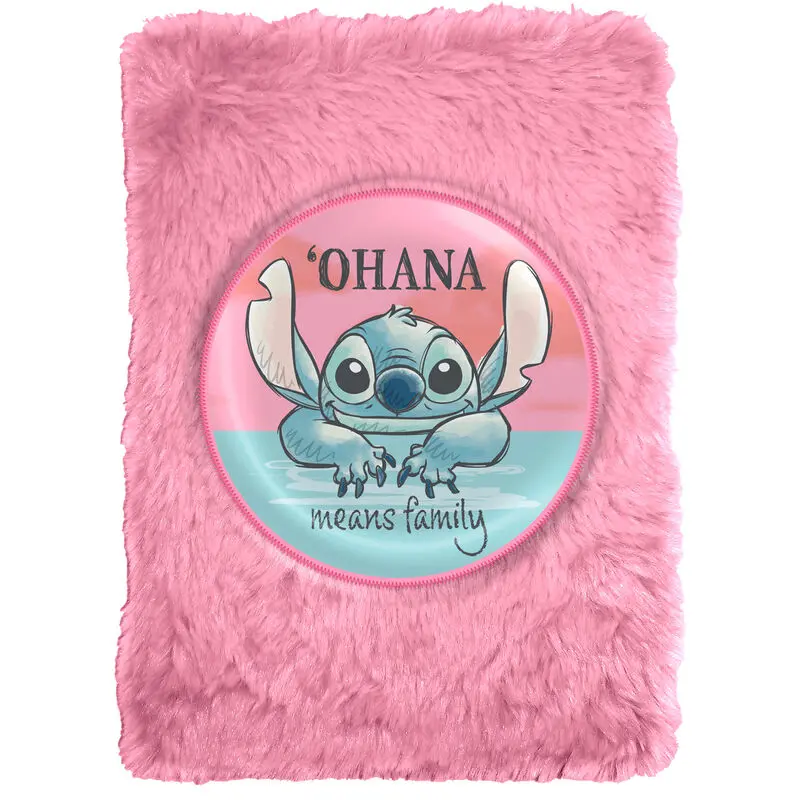Stitch Plišani notes, Roze