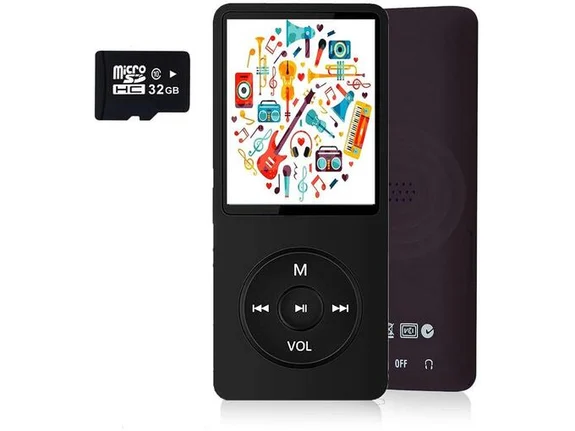 MP3 Player Bluetooth 32GB crni