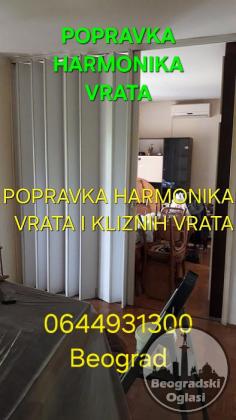 Popravka harmonika vrata 0644931300