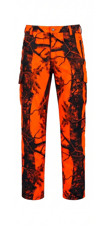 Vodootporne pantalone Soft Shell – Fluo forest