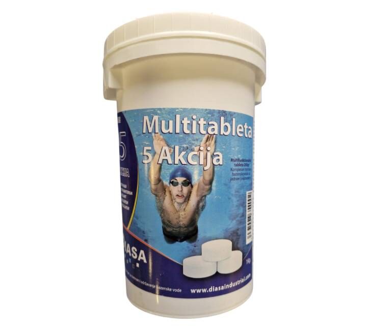 Diasa Tablete za održavanje vode u bazenu 5u1 1kg