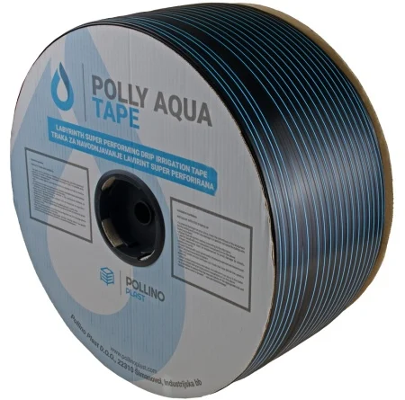 Kap po kap traka za navodnjavanje sa lavirintom 16mm - 3000m - 10cm Polly Aqua Tape POLLINO PLAST