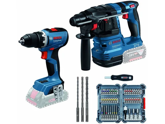 Bosch Aku set alata GSR18V65+GBH18V22