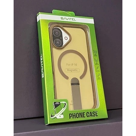 iPhone 16 Bavitel MagSafe sa naslonom braon